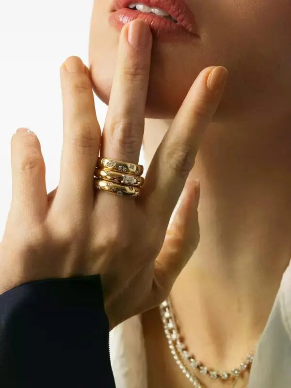 Kwiat 18k Yellow Cobblestone Ashoka Diamond Ring