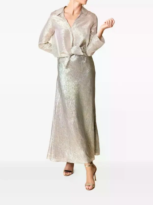 PETER COHEN Metallic-effect Shirt
