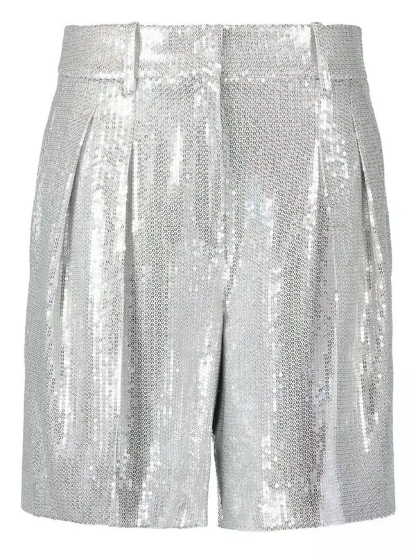 Michael Kors Sequin Embellished Tailored Shorts