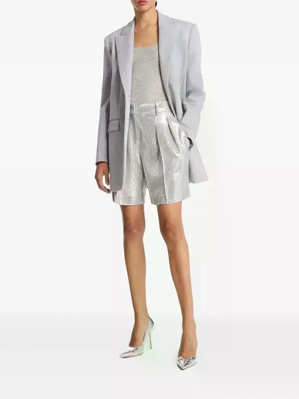 Michael Kors Sequin Embellished Tailored Shorts