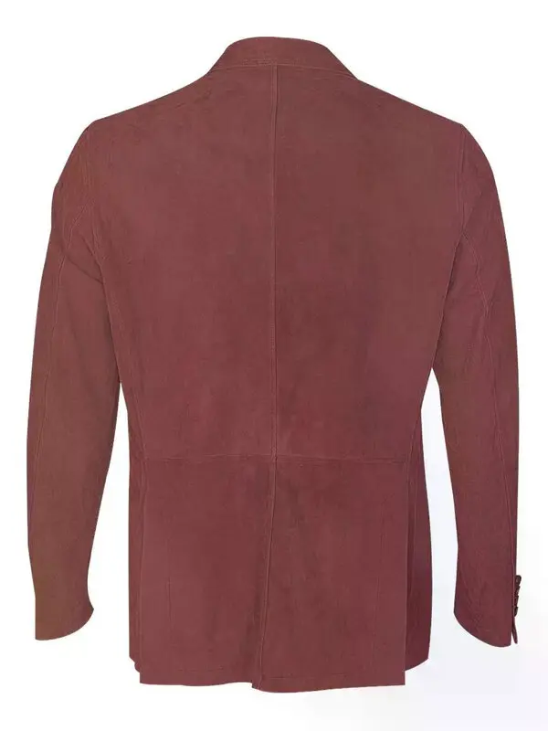 Eleventy Suede Single-breasted Blazer