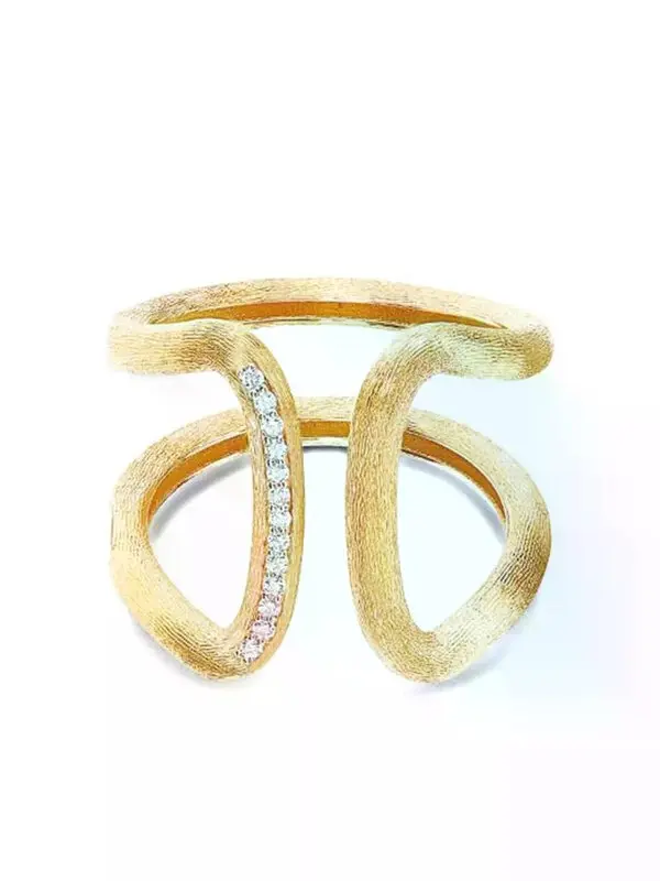 NANIS 18k Yellow Libera Diamond Ring - Gold