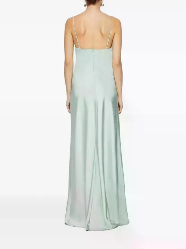 Simkhai Finley Cowl-neck Gown - Green