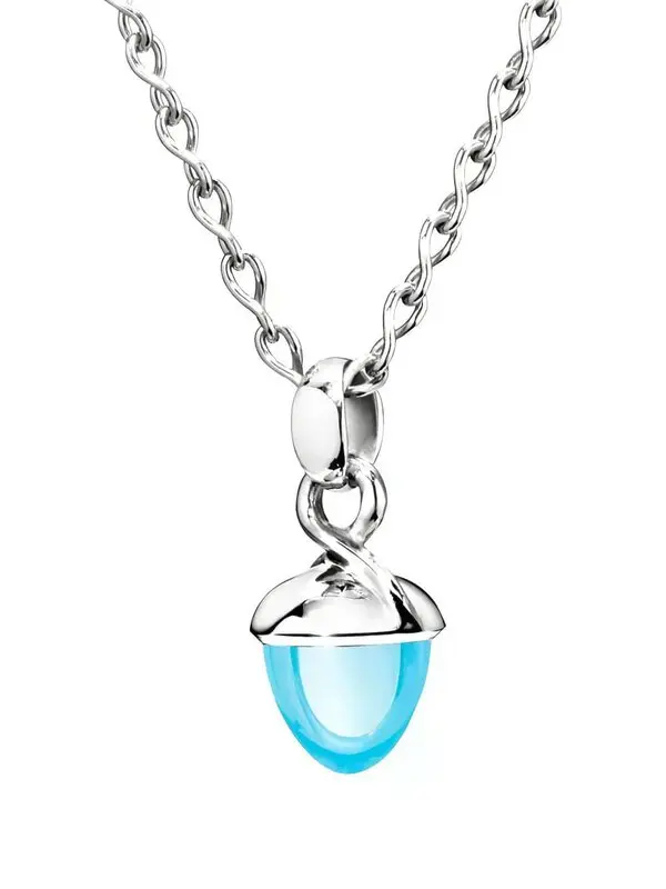 Tamara Comolli 18k White Gold Topaz Bouquet Necklace - Silver