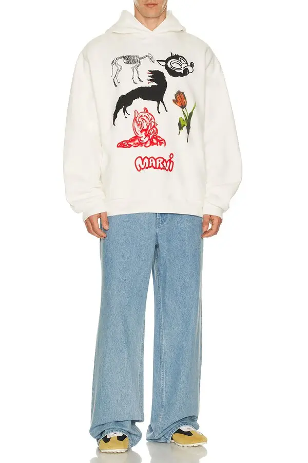 Marni Hoodie With Graphic