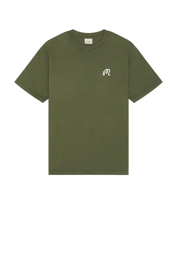 MALBON Oakwood T-shirt In Army - Olivine