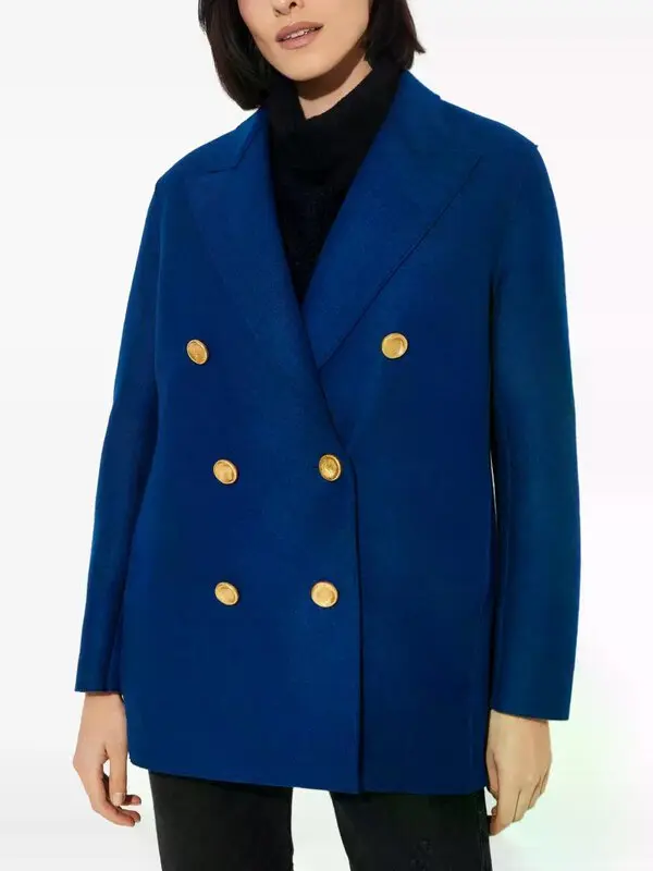 Harris Wharf London Double-breasted Wool Coat