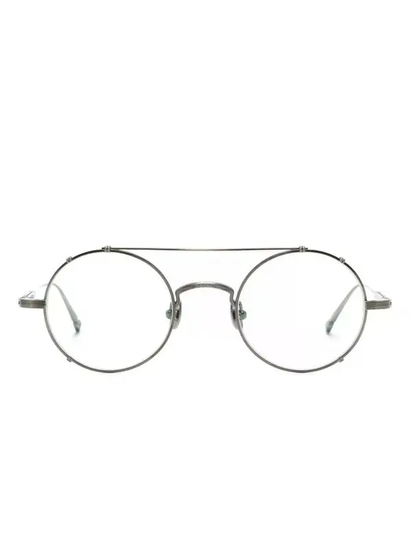 Matsuda M3143 Round-frame Eyeglasses - Silver