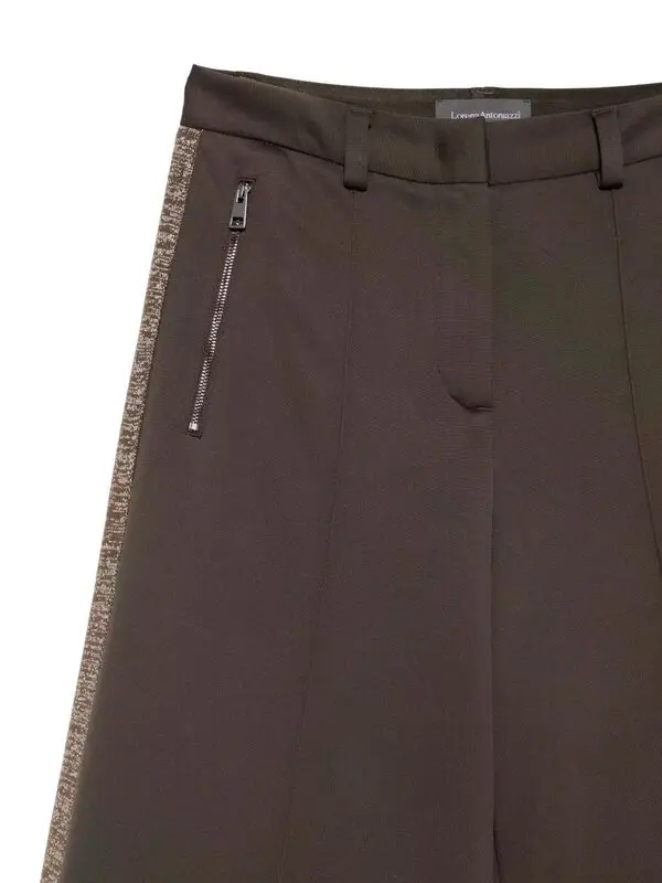 Lorena Antoniazzi Zip-detail Trousers