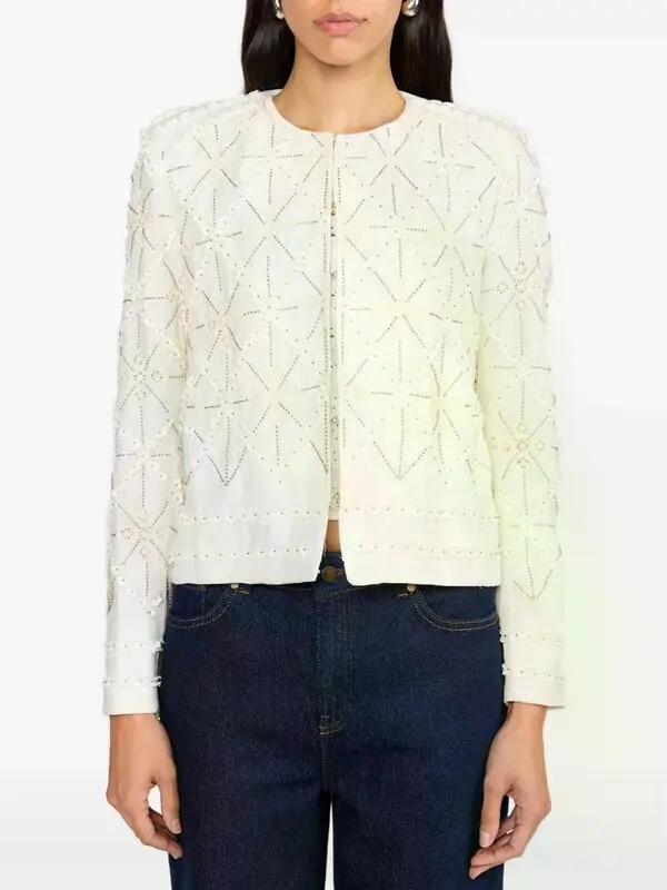 CHRISTY LYNN Jessie Beaded Fitted Jacket