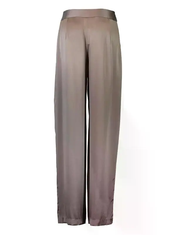 THE SEI Pleated Satin Trousers - Grey