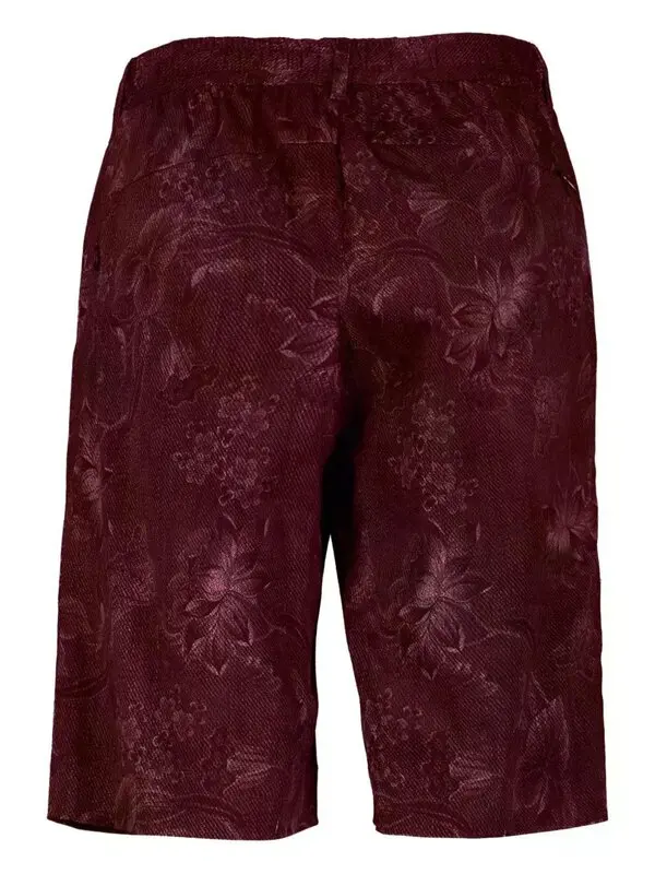 JUNE 79 Floral Jacquard Elasticated Shorts