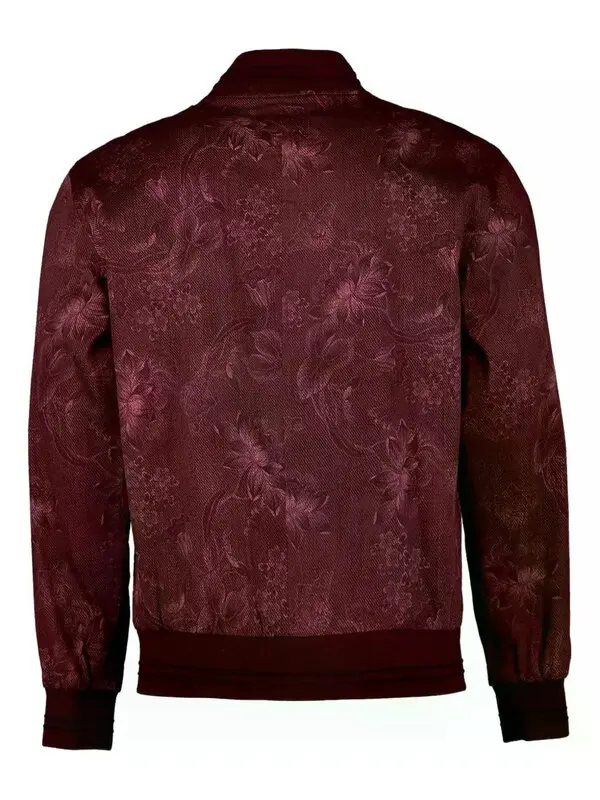 JUNE 79 Pierre Floral Print Bomber Jacket