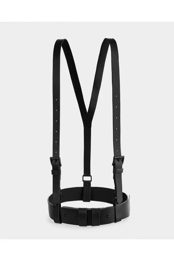 Rudsak Leather Harness Belt - Black