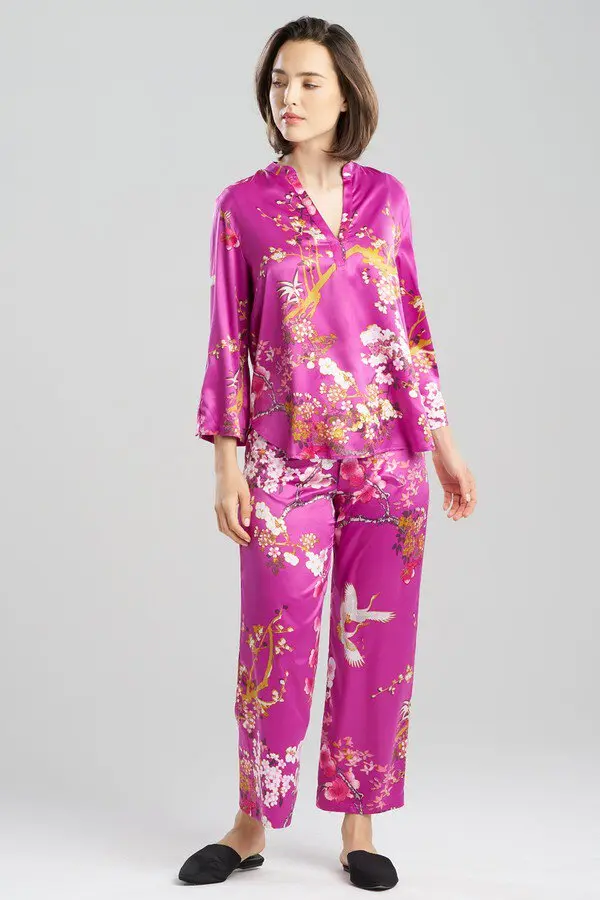 Natori Sakura Satin Pj - Pink / Purple