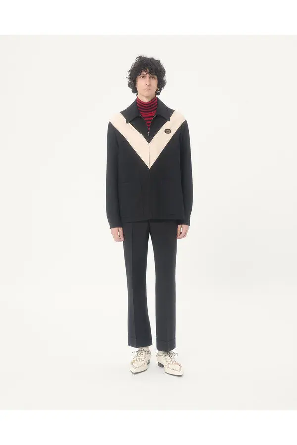 Valentino Garavani Wool Pants With Cuffs