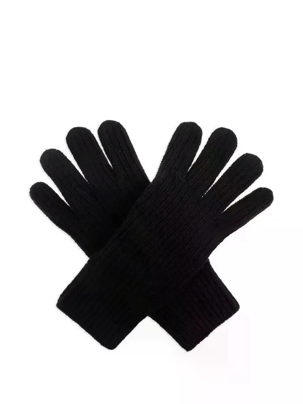 Amiri Logo Embroidered Virgin Wool Gloves