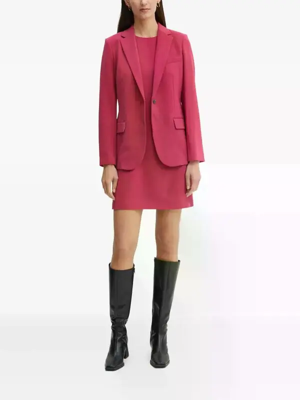 Theory Crew-neck Mini Dress