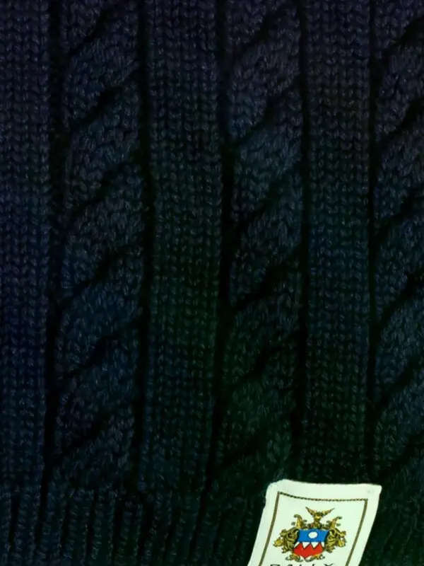 Bally Cable-knit Scarf - Blue