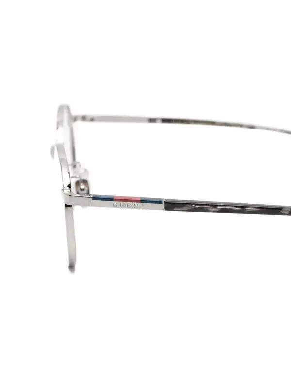 Gucci Round-frame Glasses - Silver