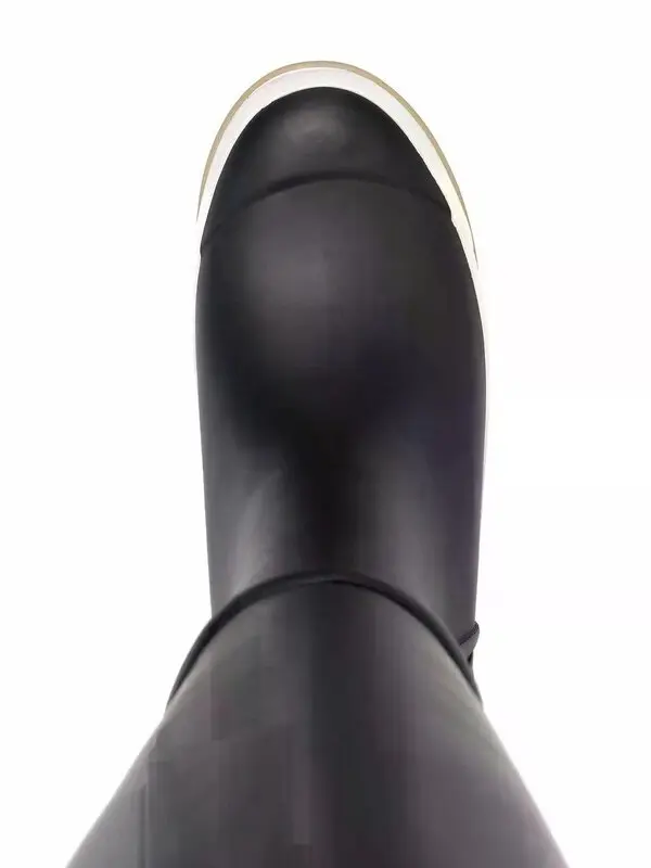 Tory Burch Ridged Rubber Sole Boots
