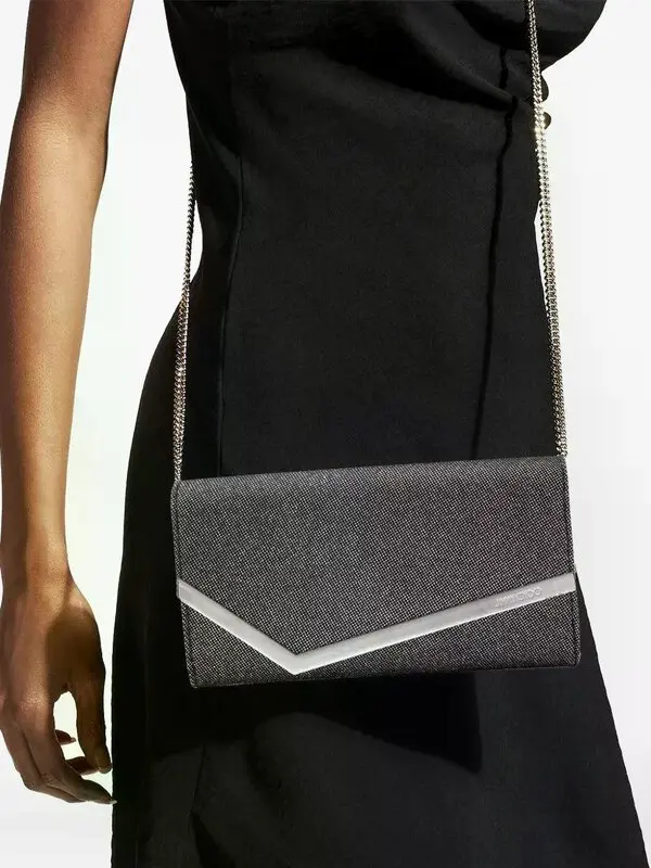 JIMMY CHOO Emmie Clutch Bag - Grey