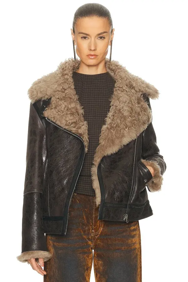 Acne Studios Luxy Shearling Jacket