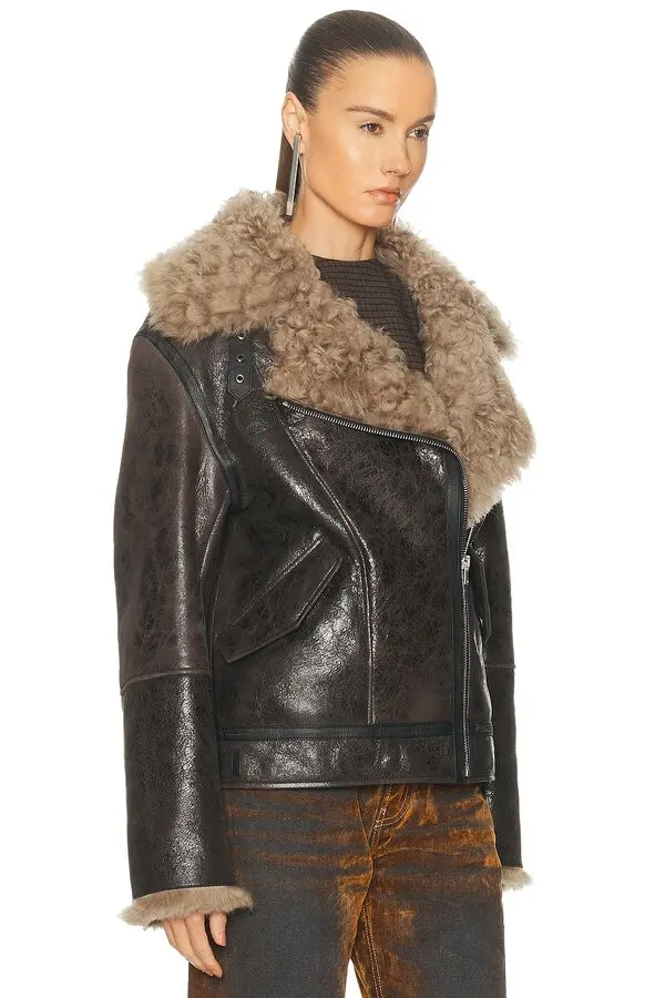 Acne Studios Luxy Shearling Jacket