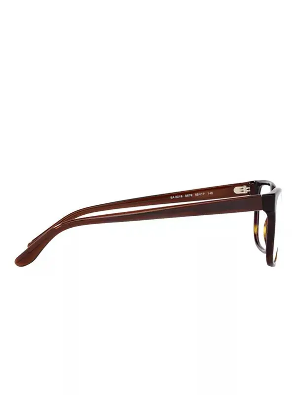 Emporio Armani Rectangle-frame Glasses - Brown