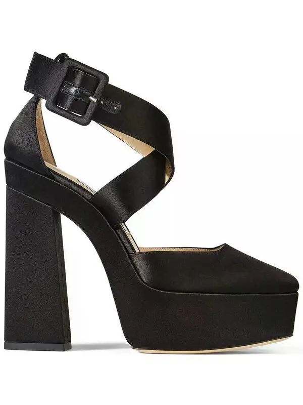 JIMMY CHOO Gian 140mm Platform Pumps