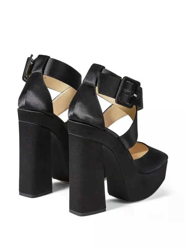 JIMMY CHOO Gian 140mm Platform Pumps