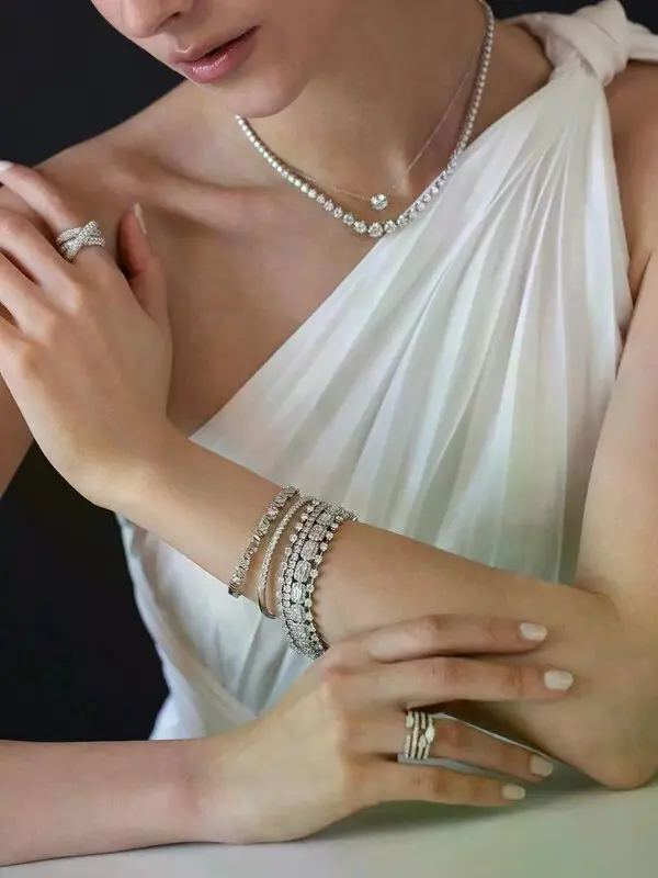 Kwiat 18k White Gold Diamond Tennis Bracelet