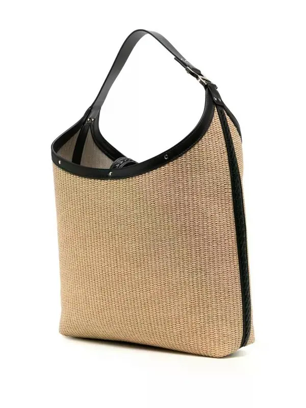 Chloé Marcie Raffia Tote Bag