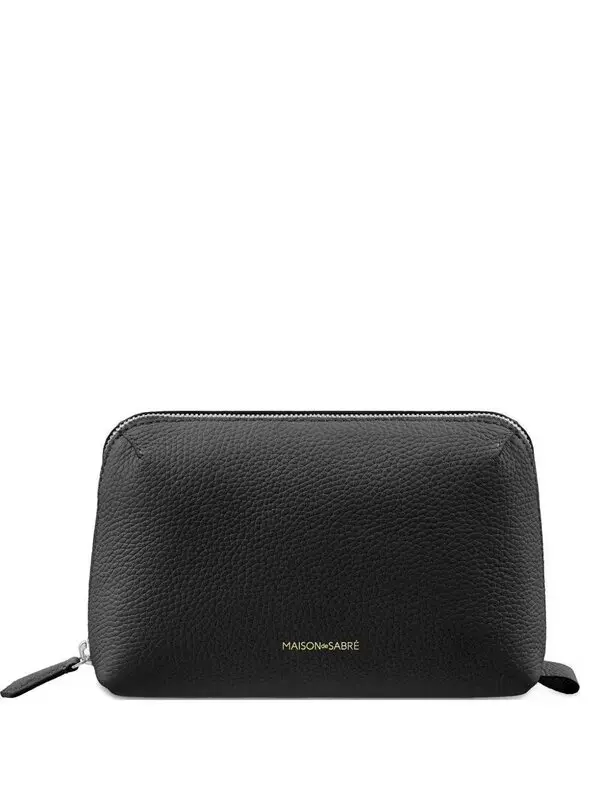 MAISON DE SABRE Leather Tech Pouch - Black