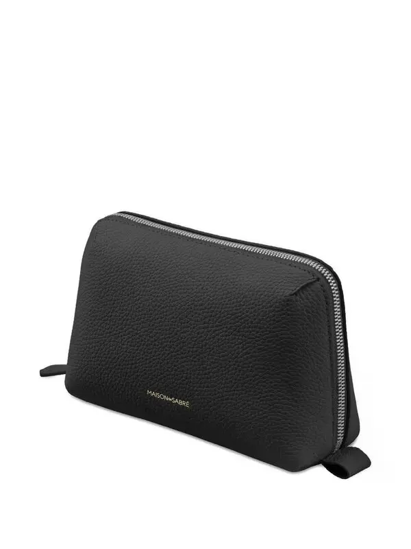 MAISON DE SABRE Leather Tech Pouch - Black
