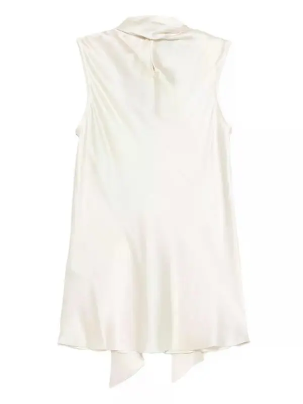 Antonelli Firenze Tie-neck Sleeveless Top