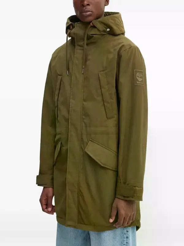 Timberland Hooded Logo-patch Jacket