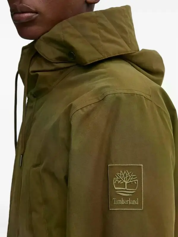 Timberland Hooded Logo-patch Jacket