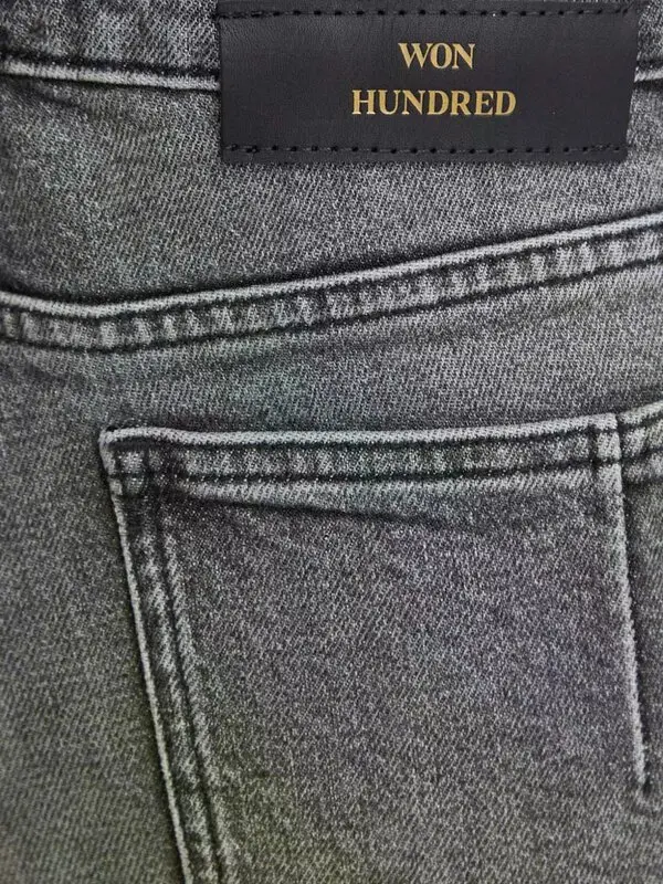 WON HUNDRED Logo-patch Trousers