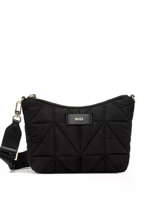 Hugo Boss Quilted Cross Body Bag - Black
