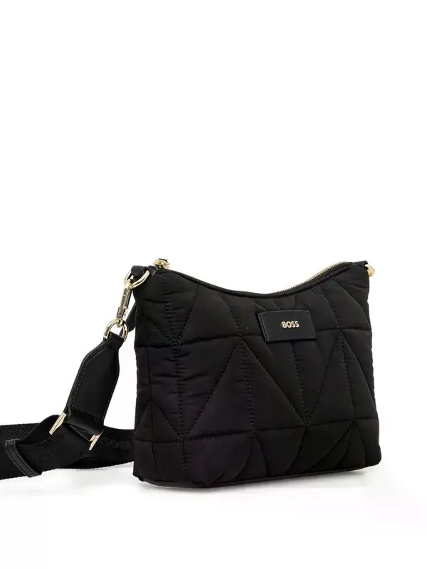 Hugo Boss Quilted Cross Body Bag - Black