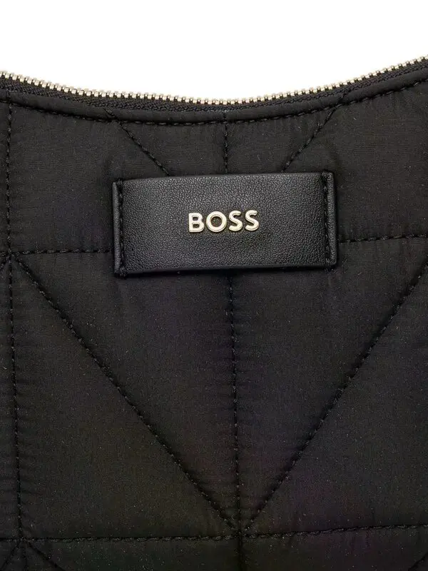Hugo Boss Quilted Cross Body Bag - Black