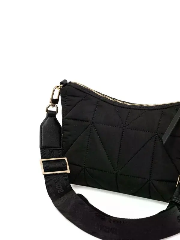 Hugo Boss Quilted Cross Body Bag - Black