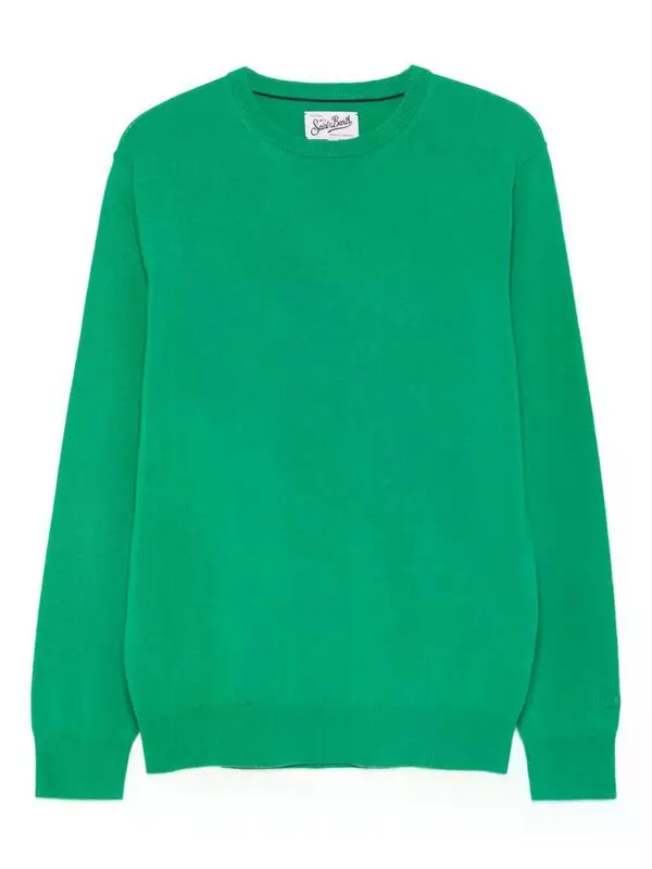 MC2 SAINT BARTH Crewneck Wool Sweater - Green