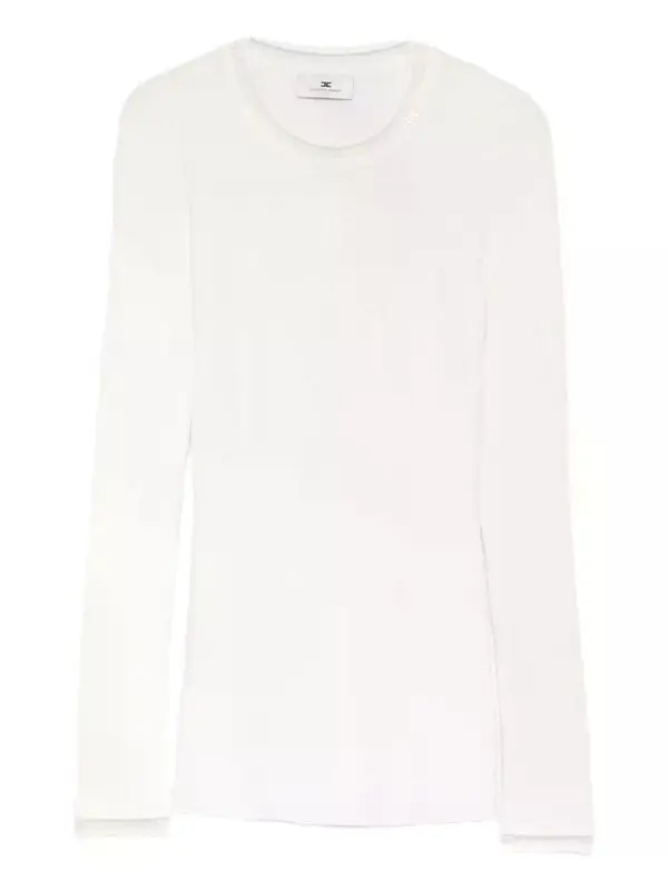Elisabetta Franchi Ribbed Top