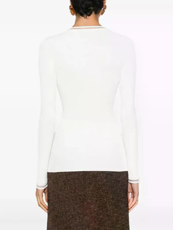 Elisabetta Franchi Ribbed Top