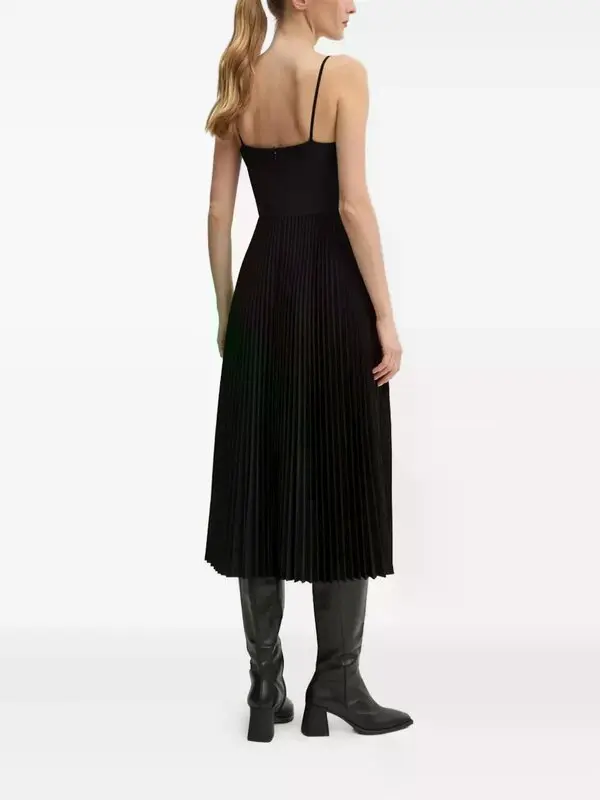 Theory Pleated Midi Dress