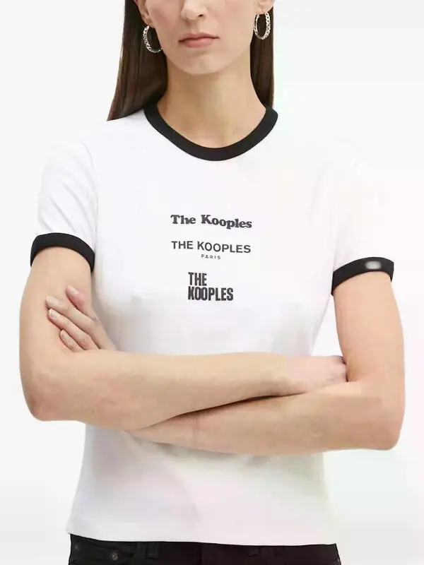 The Kooples Crew-neck T-shirt - White