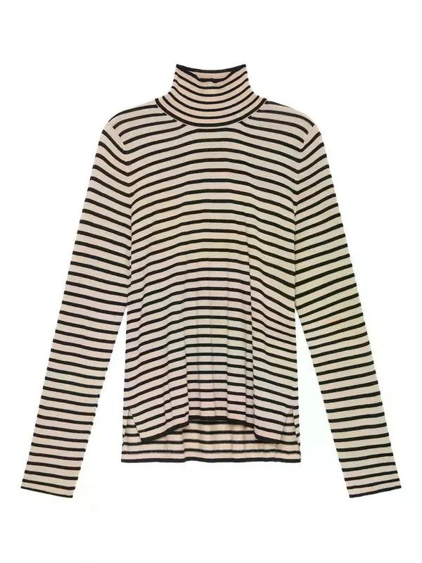 Malìparmi Striped Turtleneck Top
