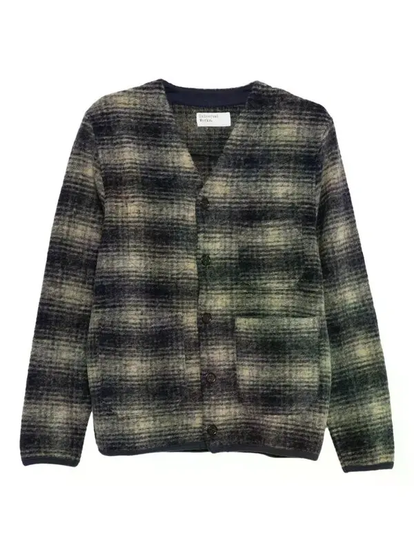 Universal Works Plaid Cardigan